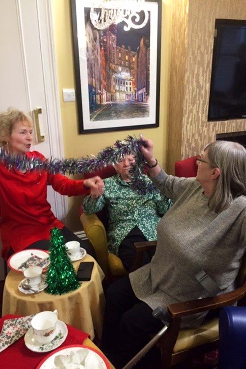 Festive Fun at Pine Villa care home - Mansfield Care Group